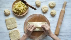 Placinta - the most famous traditional delicacy in Moldova