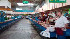 Eastern charm of the Kok Bazaar in Almaty