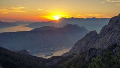 Hiking around Montenegro: Pestingrad - the peak above the city of Kotor
