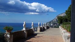 The breathtaking Terrace of Infinity in Villa Cimbrone, Ravello