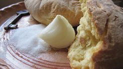 Traditional Serbian bread pogaca